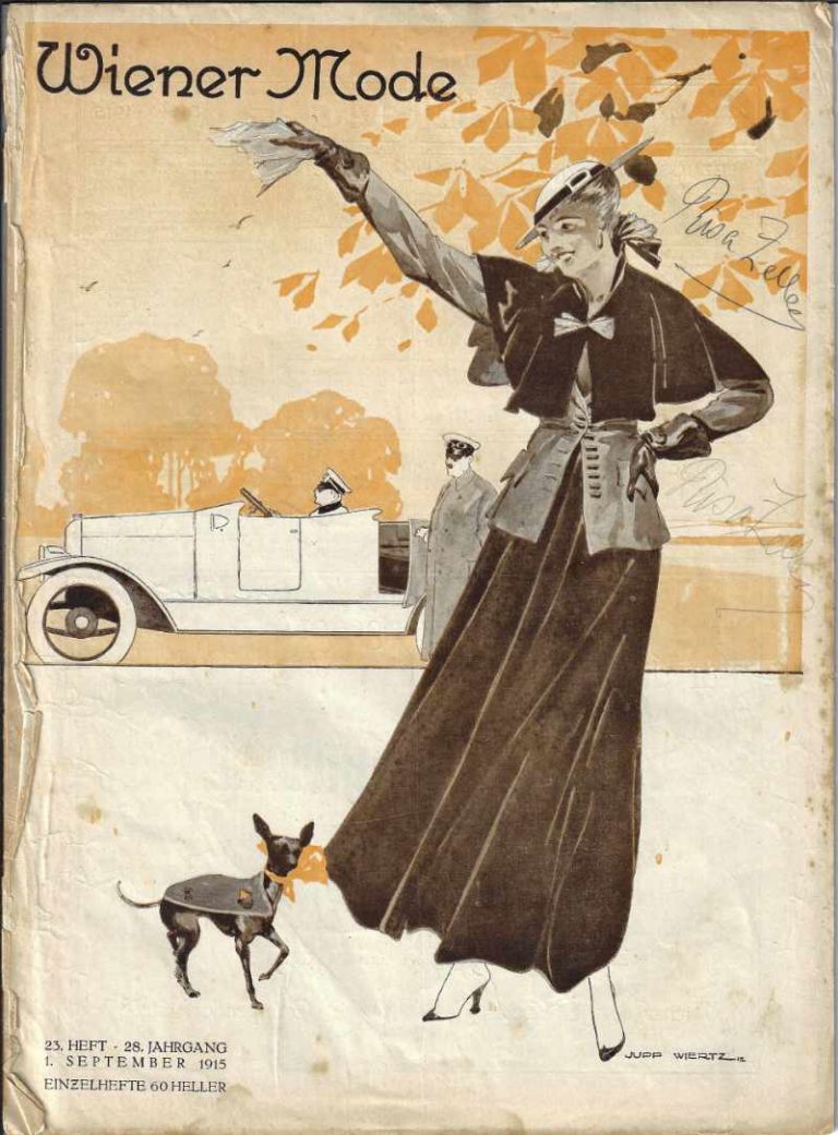 Wiener Mode September 1915 - inklusive Schnittmusterbogen - Blaustrumpf